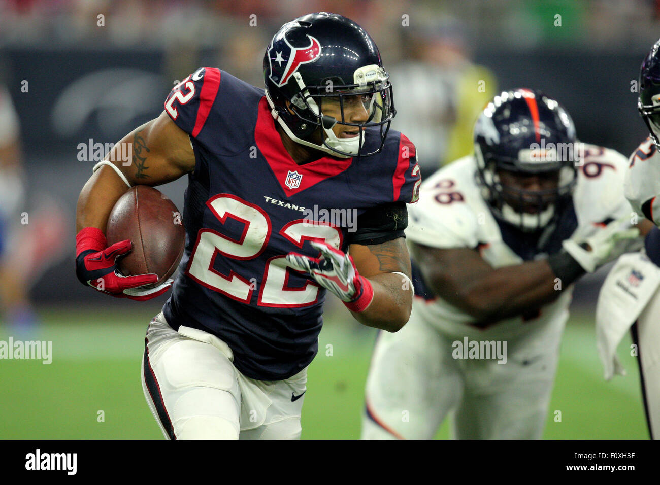 Houston, TX, USA. 22nd Aug, 2015. Houston Texans running back Chris ...