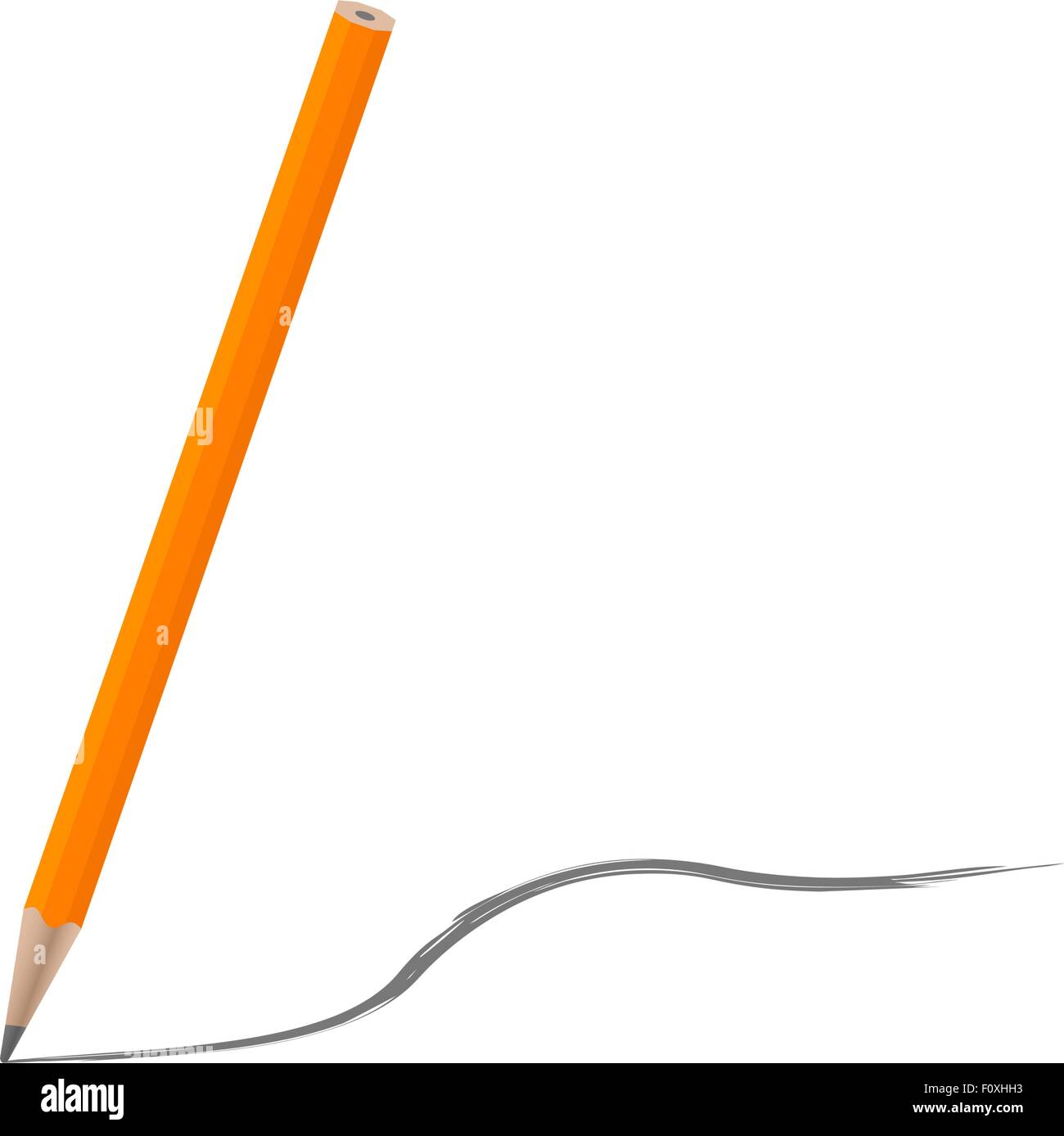 Pen drawing a line Stock Vector Images - Alamy