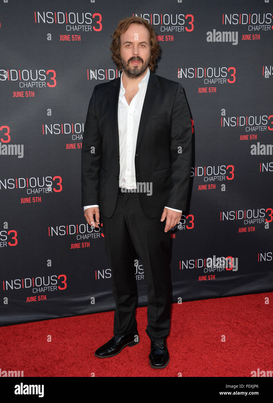 LOS ANGELES, CA - JUNE 5, 2015: Angus Sampson at the world premiere of ...