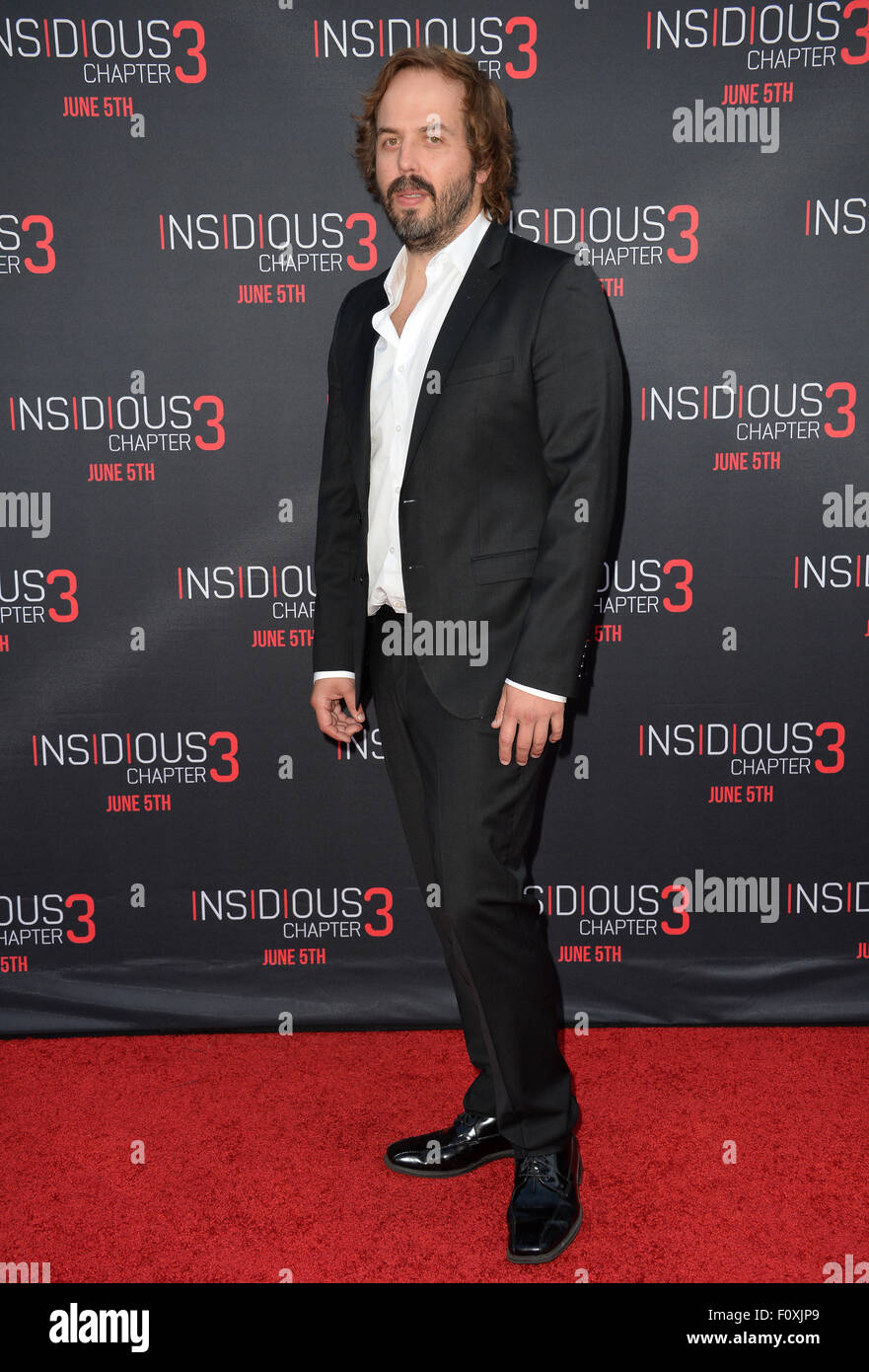 LOS ANGELES, CA - JUNE 5, 2015: Angus Sampson at the world premiere of ...