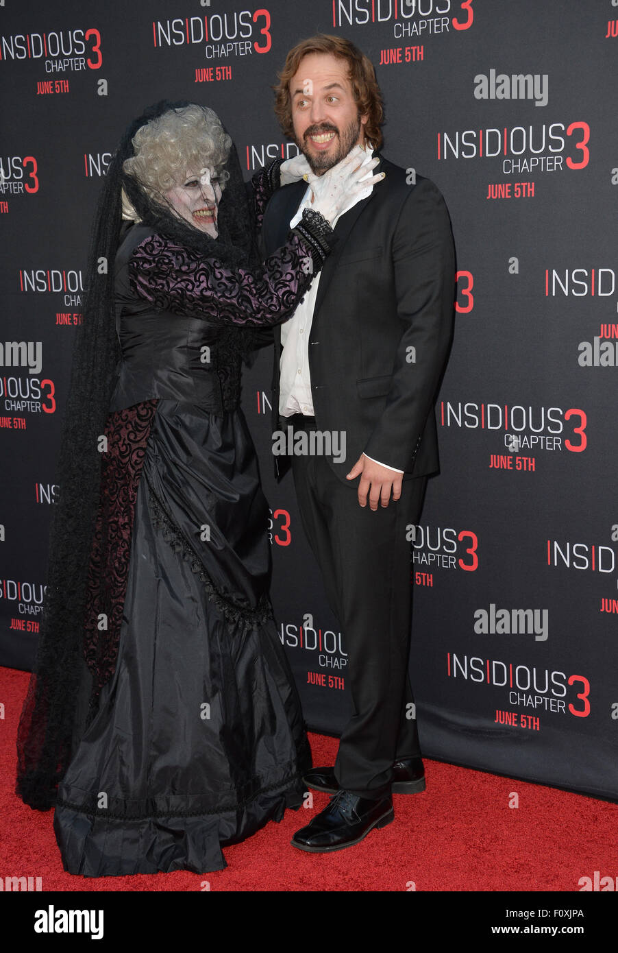 LOS ANGELES, CA - JUNE 5, 2015: Angus Sampson & The Black Bride at the ...