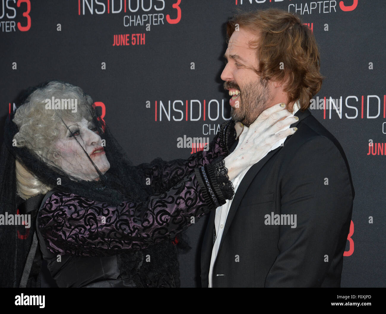 LOS ANGELES, CA - JUNE 5, 2015: Angus Sampson & The Black Bride at the ...