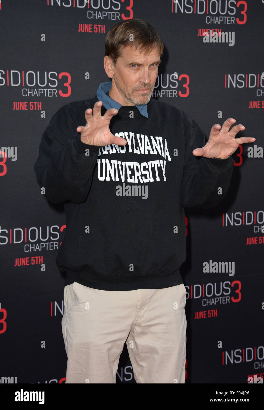 LOS ANGELES, CA - JUNE 5, 2015: Actor Bill Moseley at the world ...