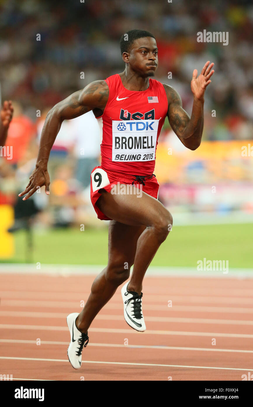 Beijing, China. 22nd Aug, 2015. Trayvon Bromell (USA) Athletics : 15th ...