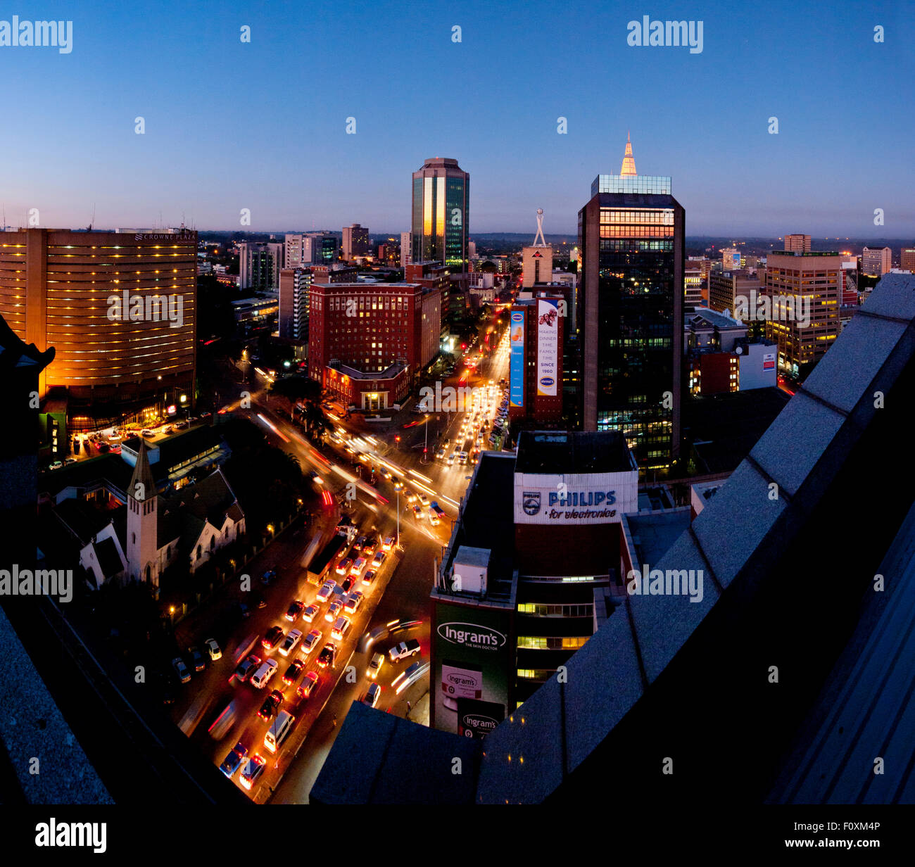 Harare streets at night hi-res stock photography and images - Alamy