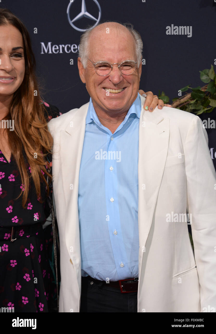LOS ANGELES, CA - JUNE 10, 2015: Jimmy Buffett & daughter at the world ...