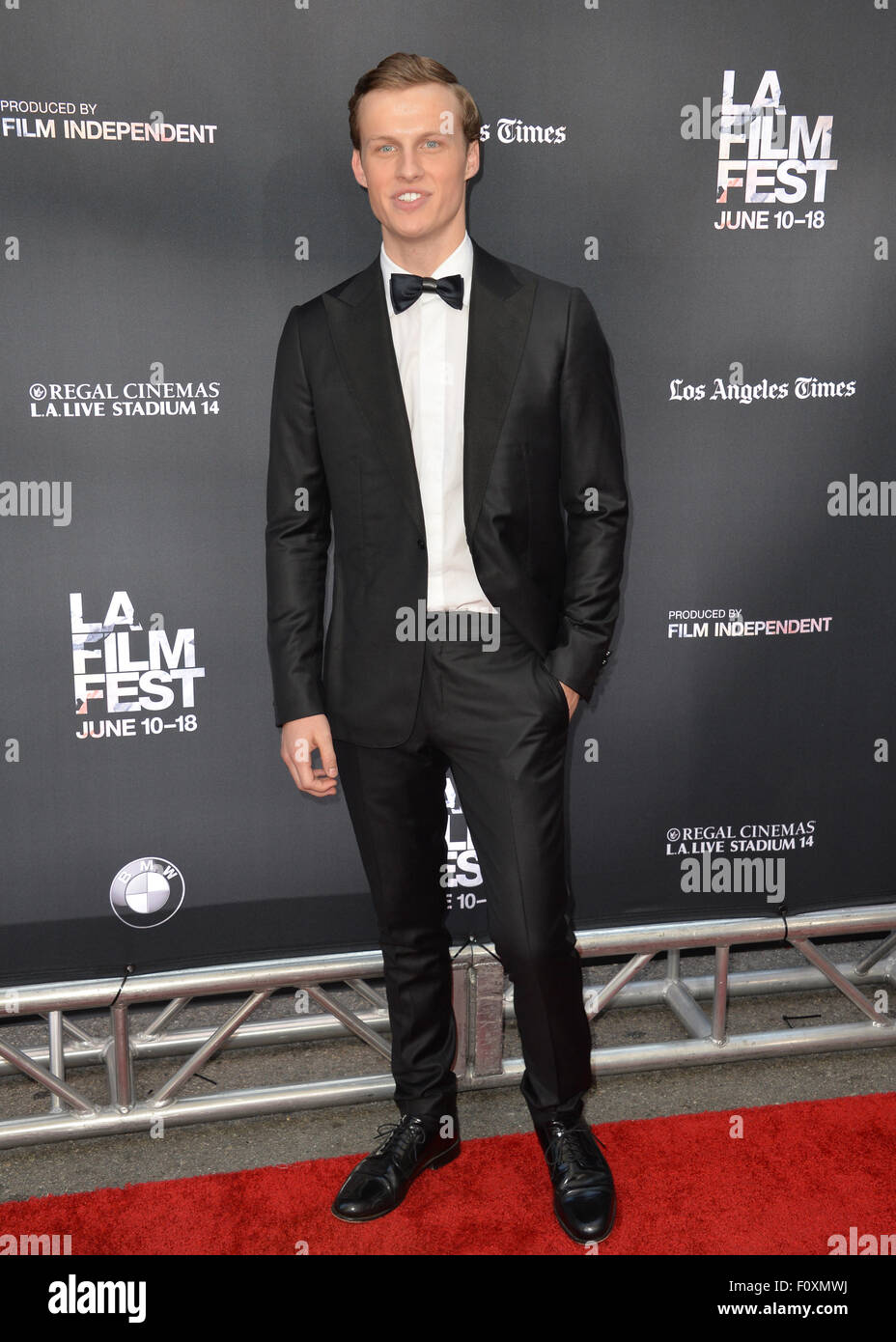 LOS ANGELES, CA - JUNE 14, 2015: Connor Weil at the LA Film Festival ...
