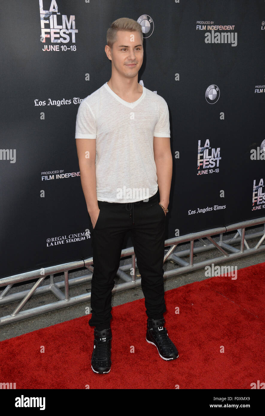 LOS ANGELES, CA - JUNE 14, 2015: Michael Willett at the LA Film ...