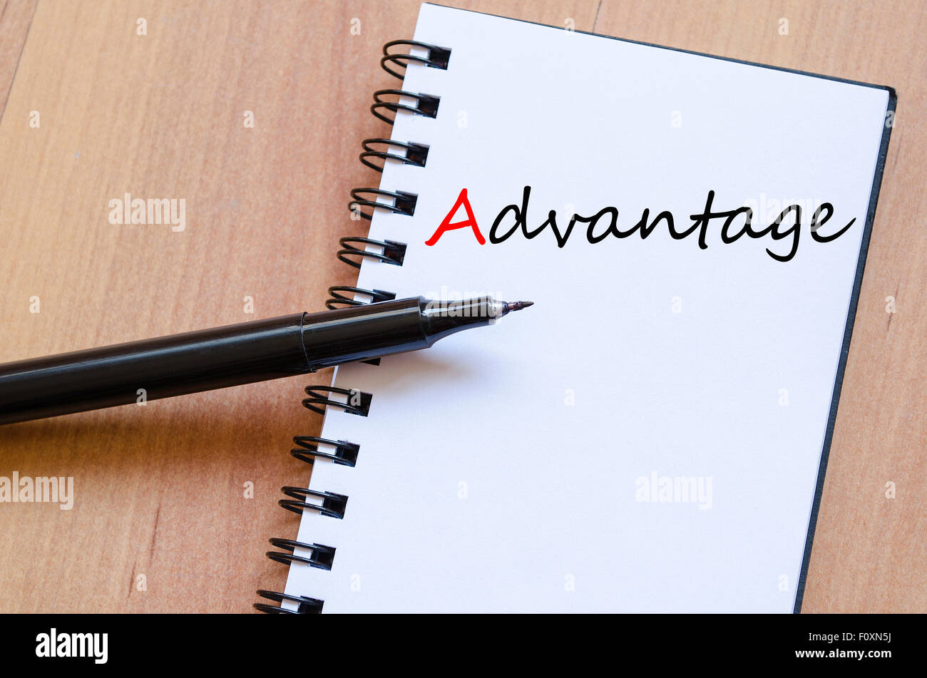 Advantage business text concept background Stock Photo - Alamy