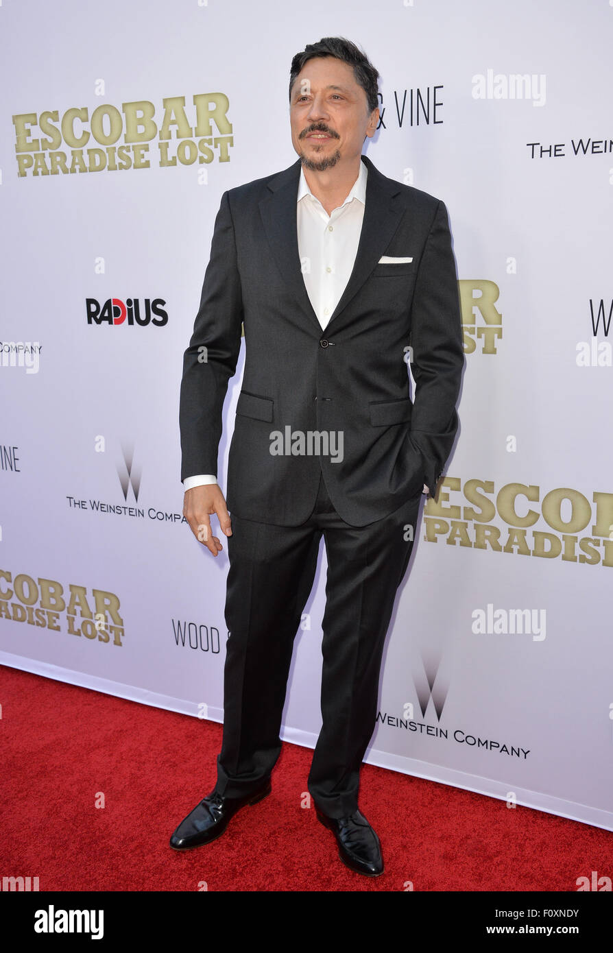 LOS ANGELES, CA - JUNE 22, 2015: Actor Carlos Bardem at the Los Angeles ...