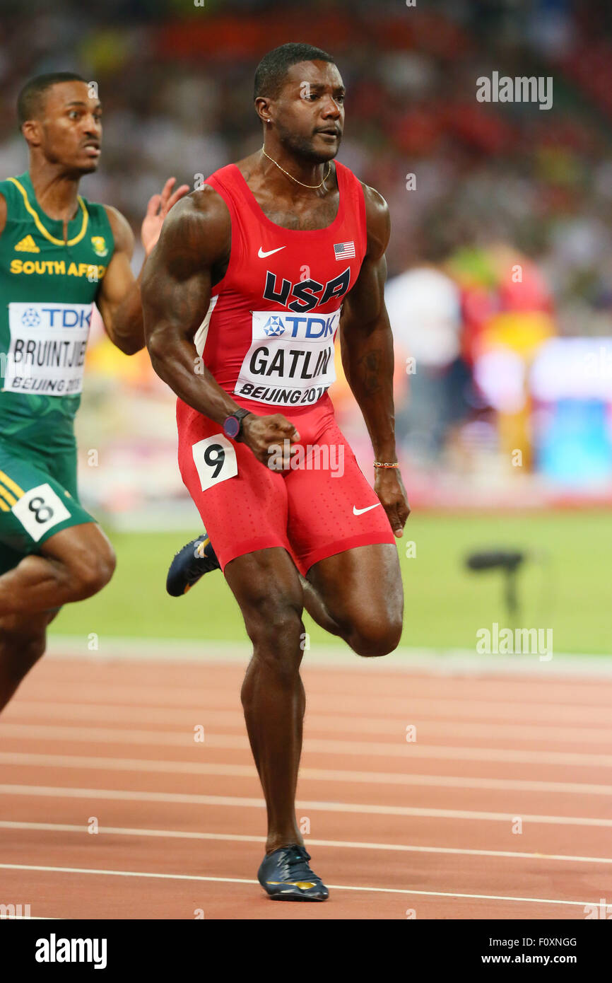 Beijing, China. 22nd Aug, 2015. Justin Gatlin (USA) Athletics : 15th ...