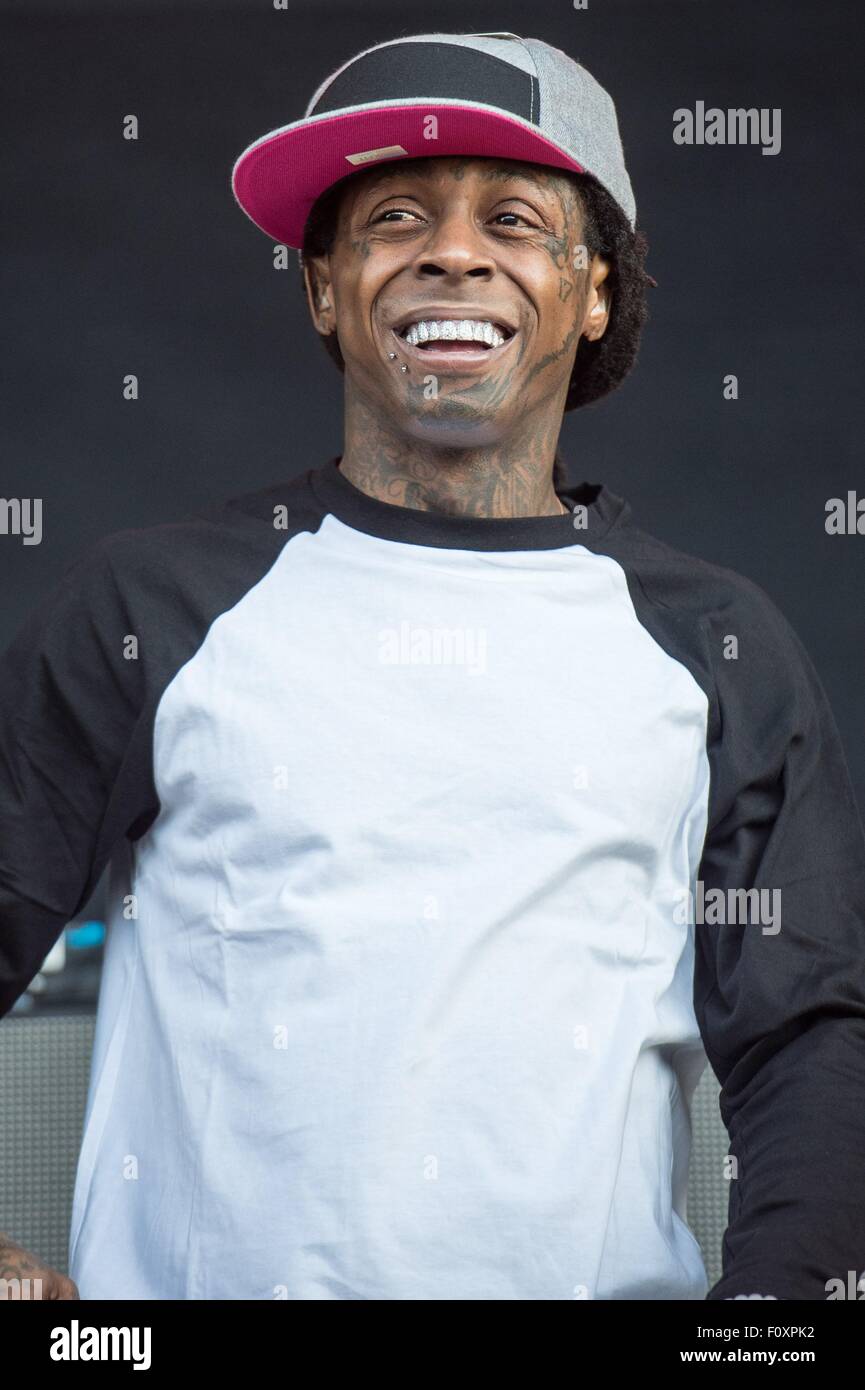 Wantagh, NY, USA. 22nd Aug, 2015. Lil Wayne on stage for Billboard Hot ...