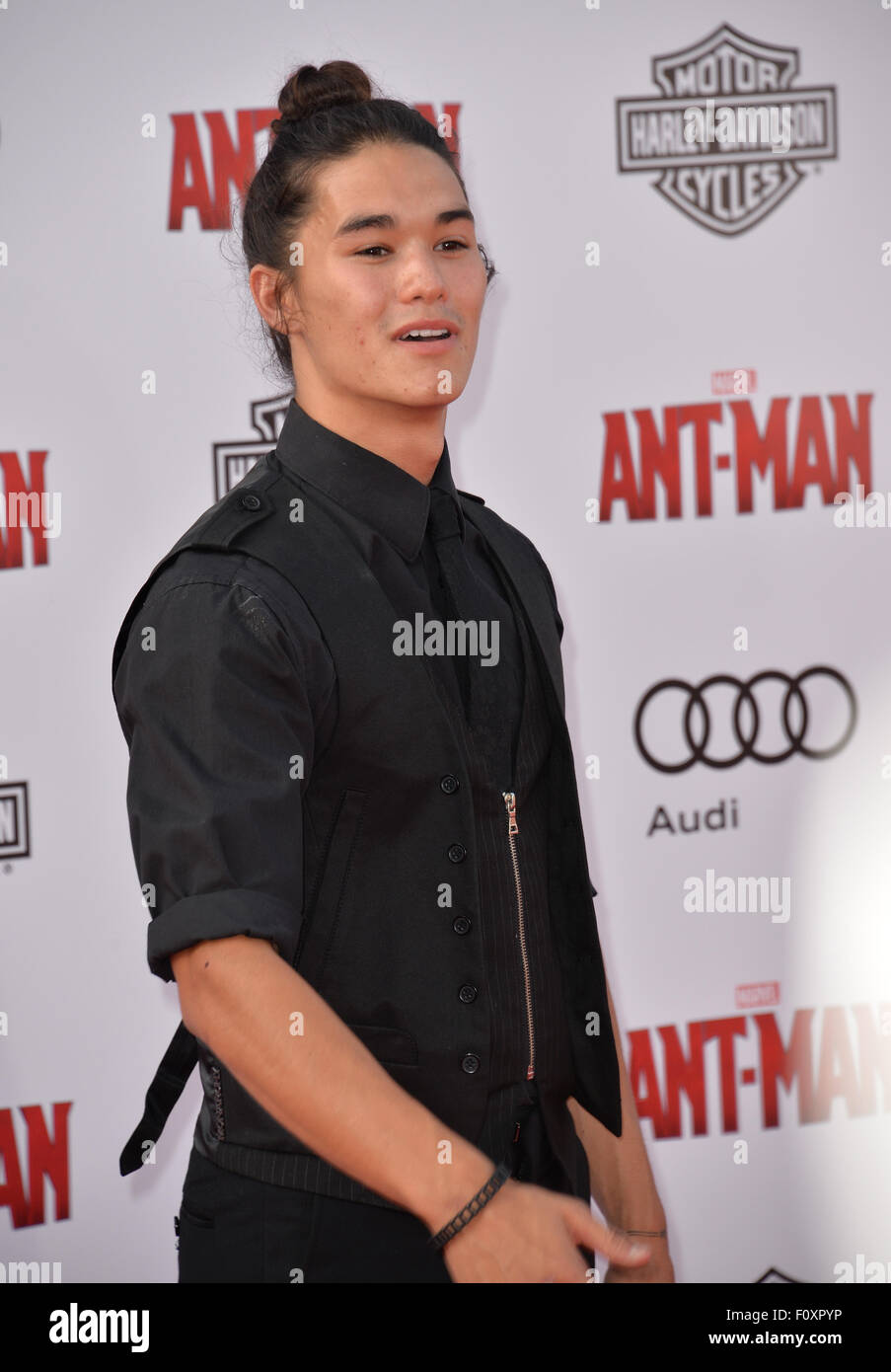 LOS ANGELES, CA - JUNE 29, 2015: Actor Booboo Stewart at the world ...