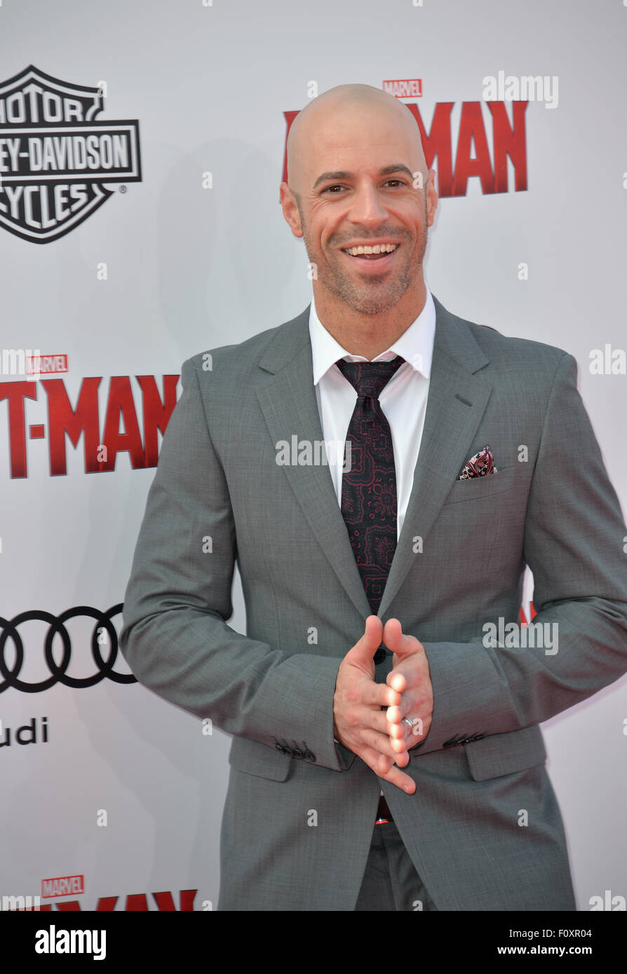LOS ANGELES, CA - JUNE 29, 2015: Singer Chris Daughtry at the world ...