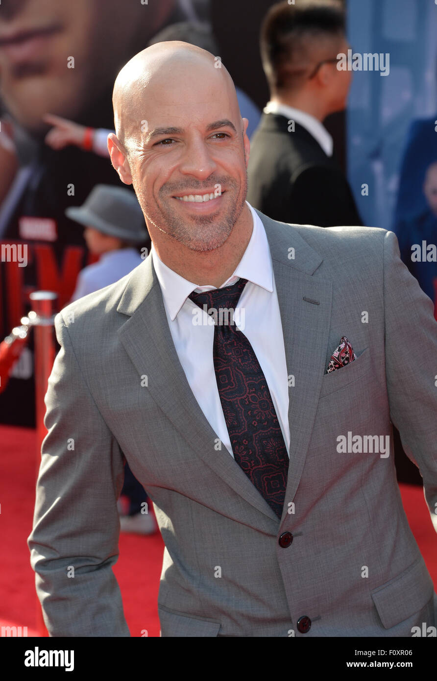LOS ANGELES, CA - JUNE 29, 2015: Singer Chris Daughtry at the world ...