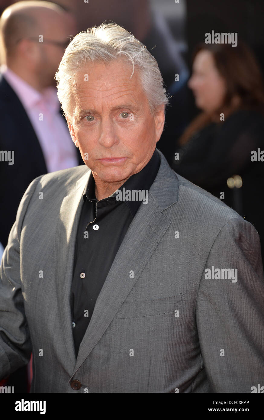 LOS ANGELES, CA - JUNE 29, 2015: Actor Michael Douglas at the world ...