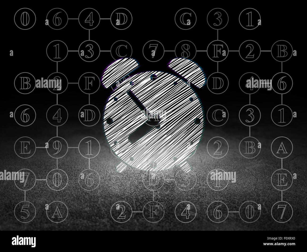 Glow in the dark clock hi-res stock photography and images - Alamy