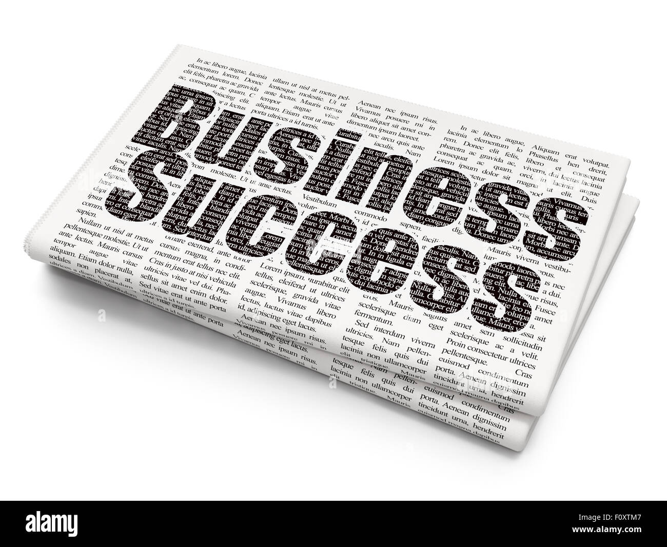 Business concept: Business Success on Newspaper background Stock Photo ...