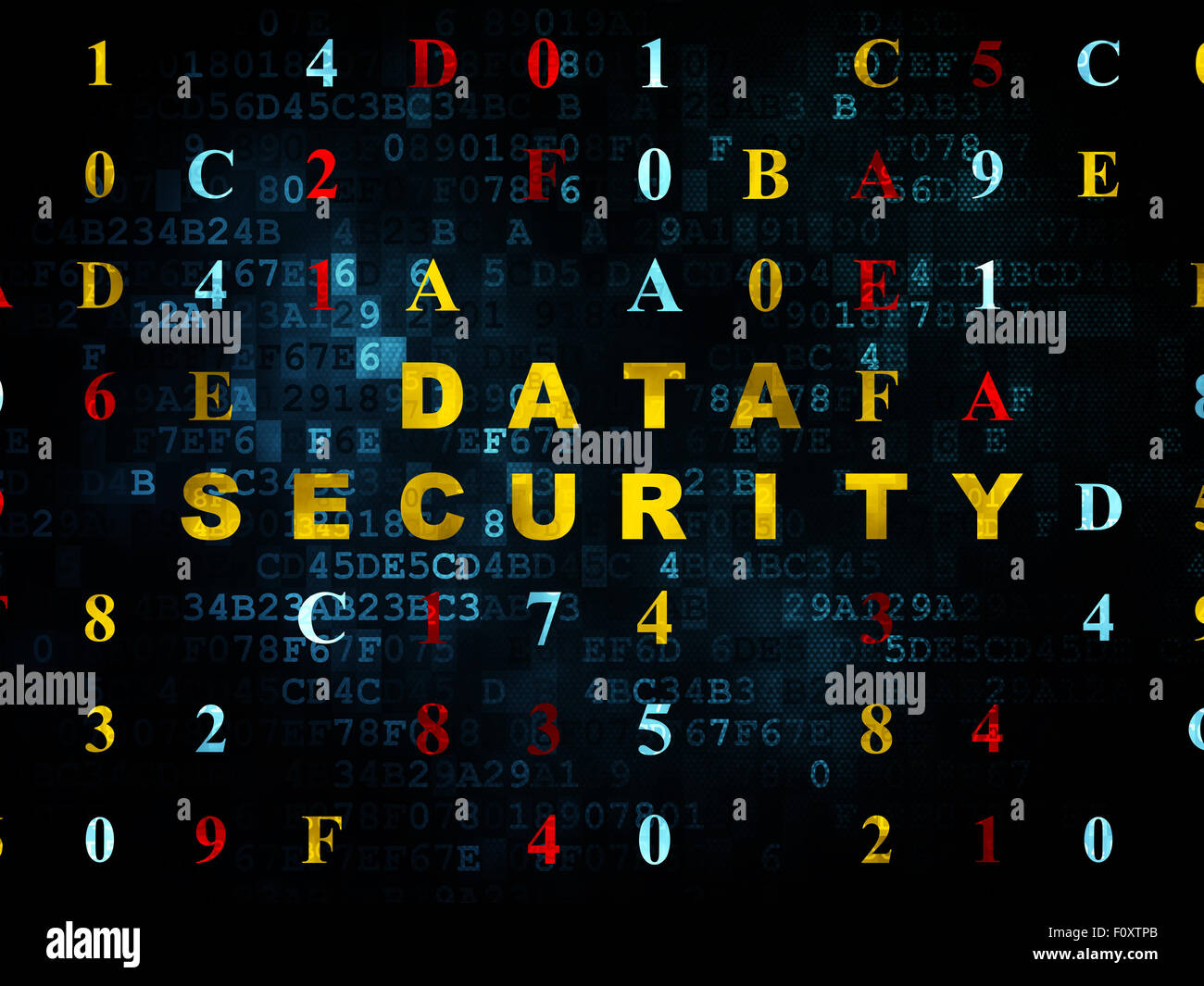 Privacy concept: Data Security on Digital background Stock Photo - Alamy