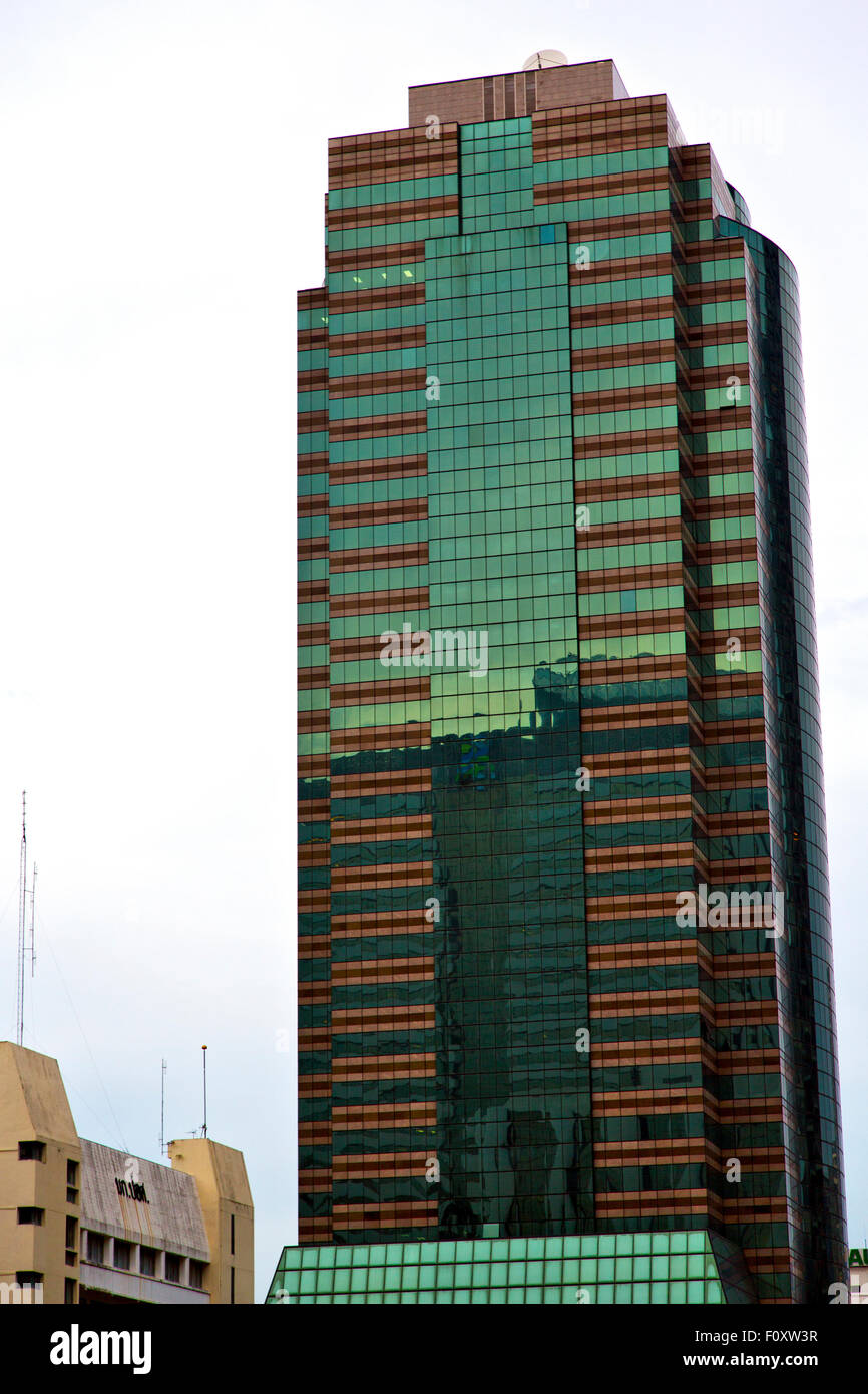 thailand bangkok office district palaces abstract modern building line ...