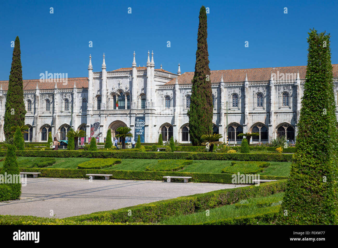 Mosteiro dos Jerónimos, the monastery at Belem, Lisbon, Portugal Stock ...