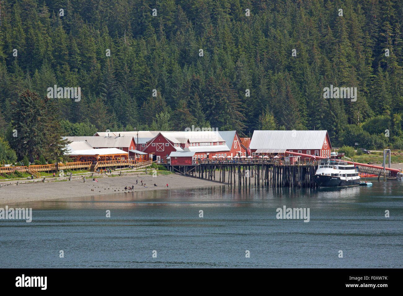 Icy Strait Point, Alaska Stock Photo - Alamy
