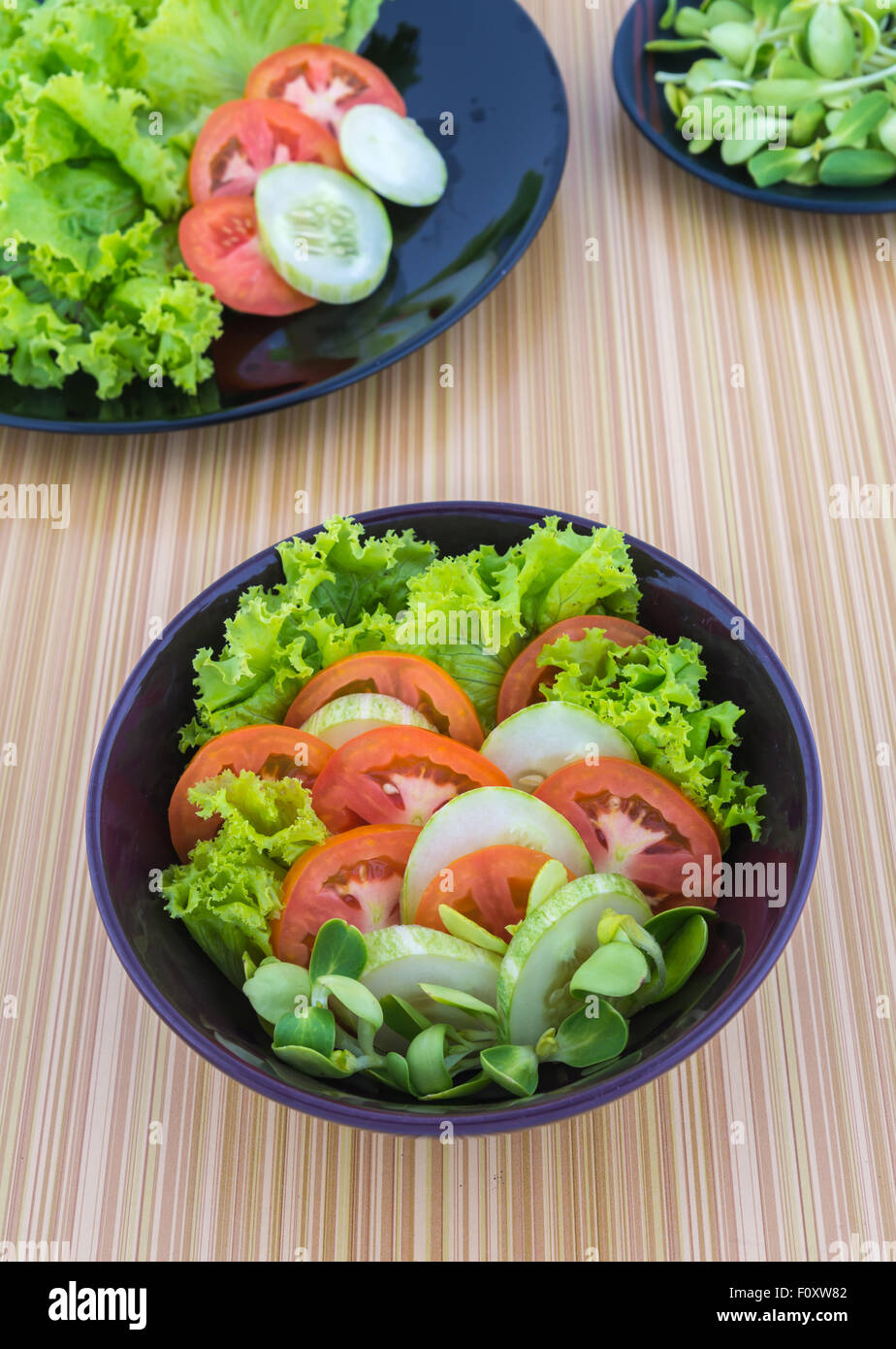 mixed vegetable salad Stock Photo - Alamy