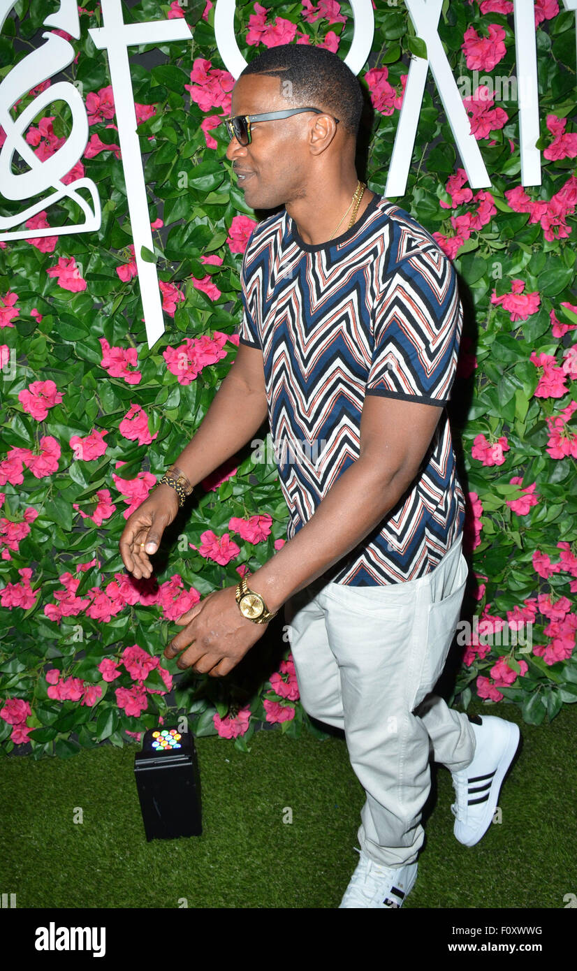 Las Vegas, Nevada, USA. 23rd Aug, 2015. Actor/singer Jamie Foxx arrives ...