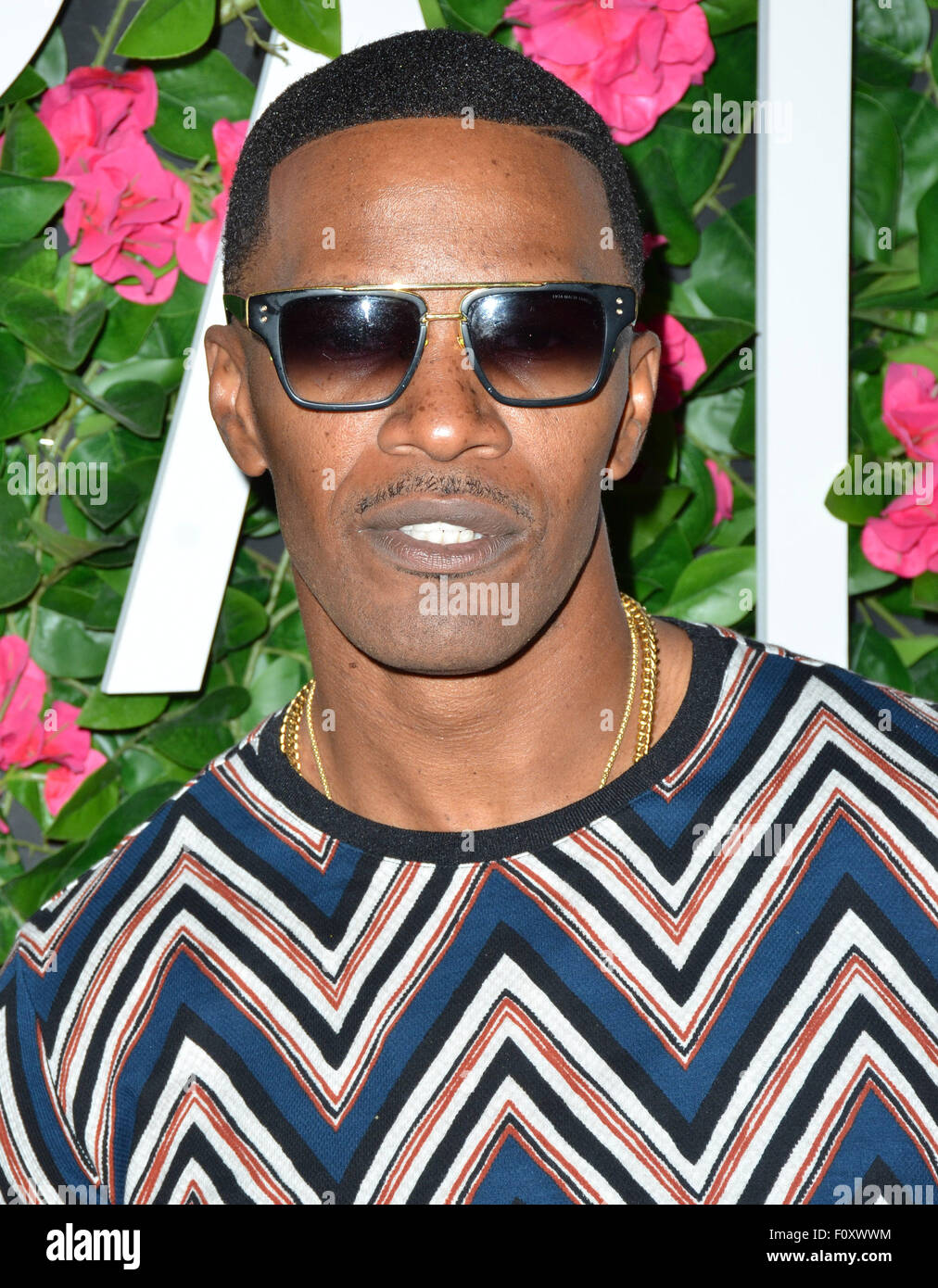Las Vegas, Nevada, USA. 23rd Aug, 2015. Actor/singer Jamie Foxx arrives ...