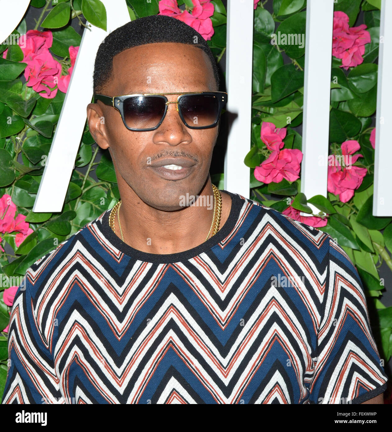 Las Vegas, Nevada, USA. 23rd Aug, 2015. Actor/singer Jamie Foxx arrives ...