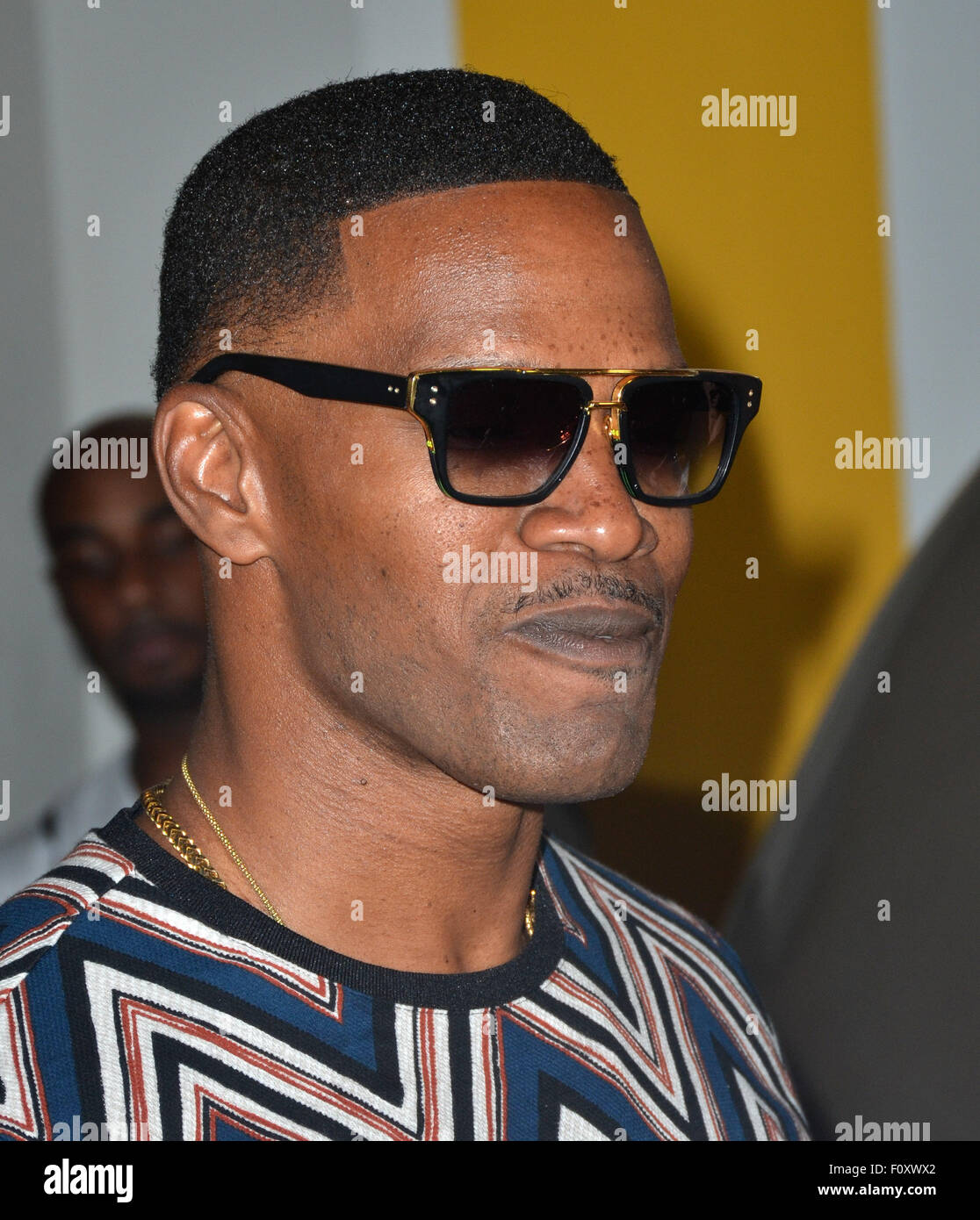 Las Vegas, Nevada, USA. 23rd Aug, 2015. Actor/singer Jamie Foxx arrives ...