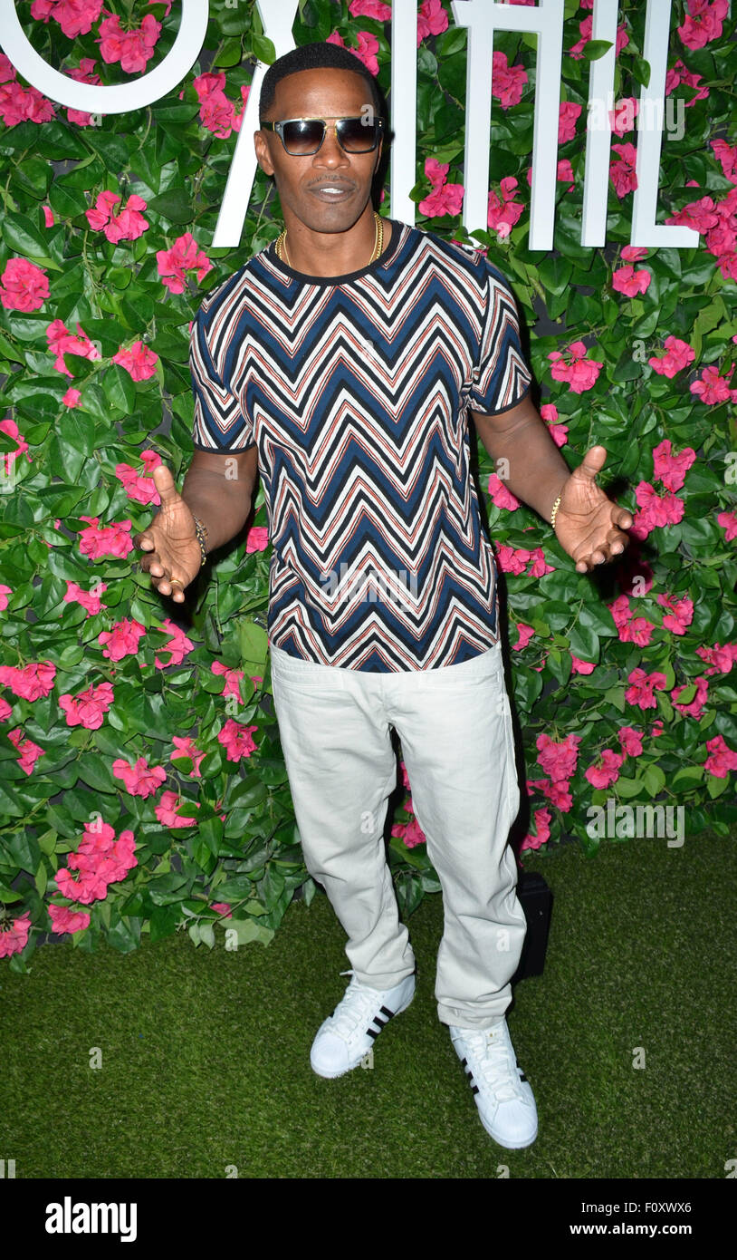 Las Vegas, Nevada, USA. 23rd Aug, 2015. Actor/singer Jamie Foxx arrives ...