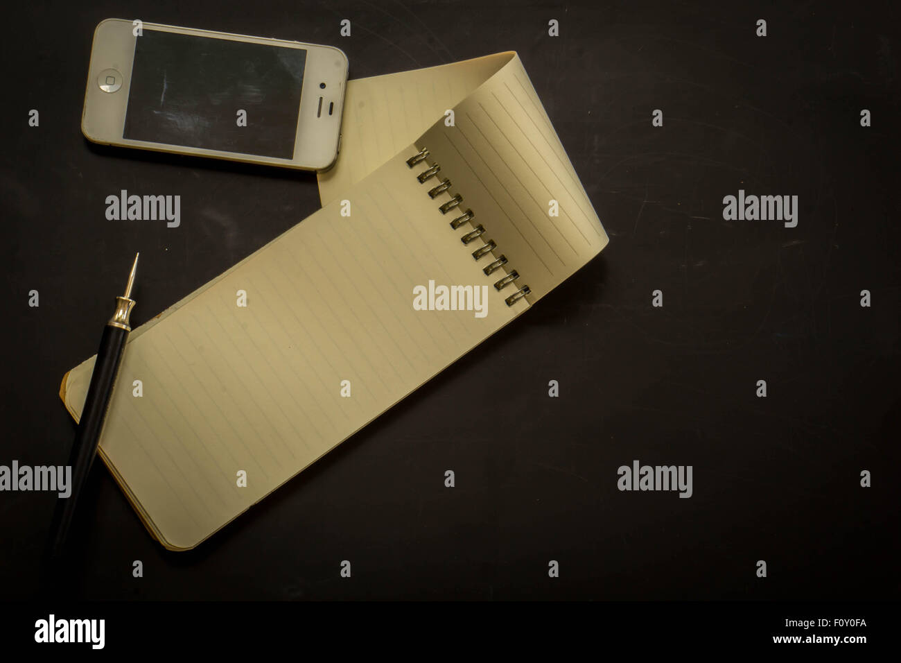 notebook, spiral, black, open, note pad, single object, textured, page ...