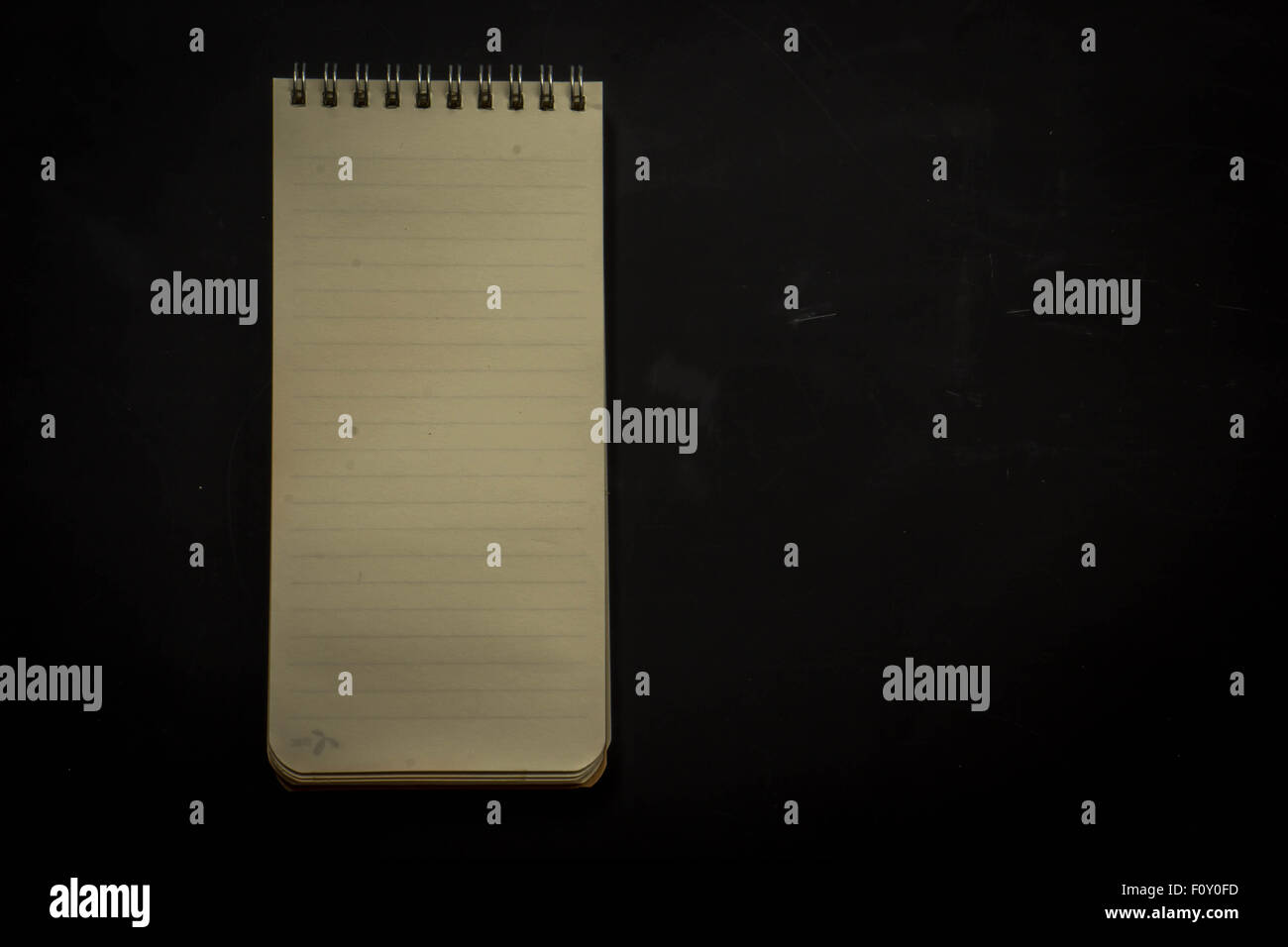 notebook, spiral, black, open, note pad, single object, textured, page ...