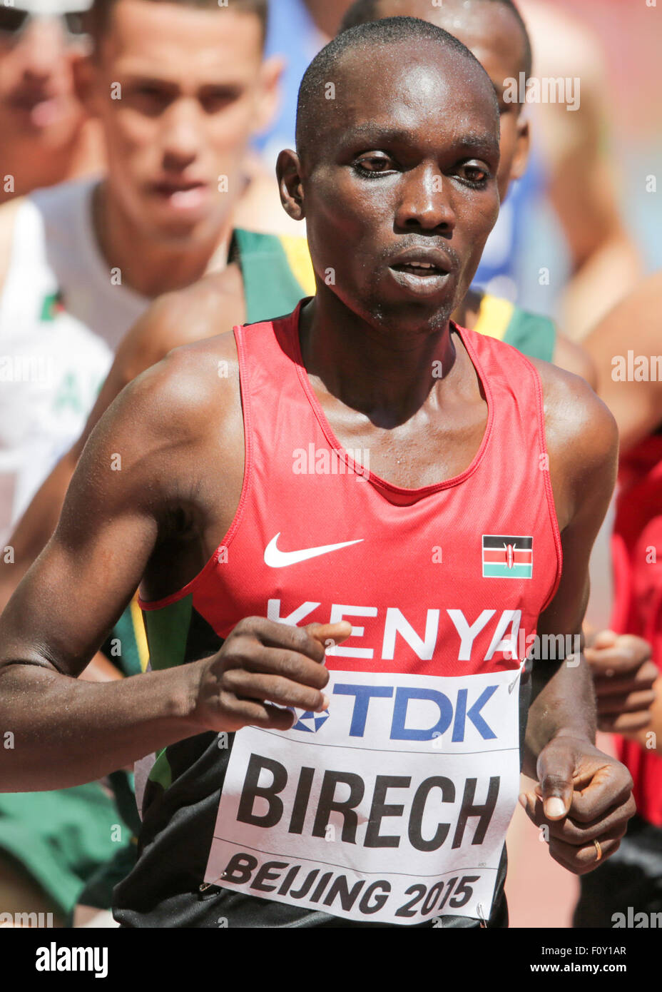 Beijing, China. 22nd Aug, 2015. Kenya's Jairus Kipchoge Birech runs ...