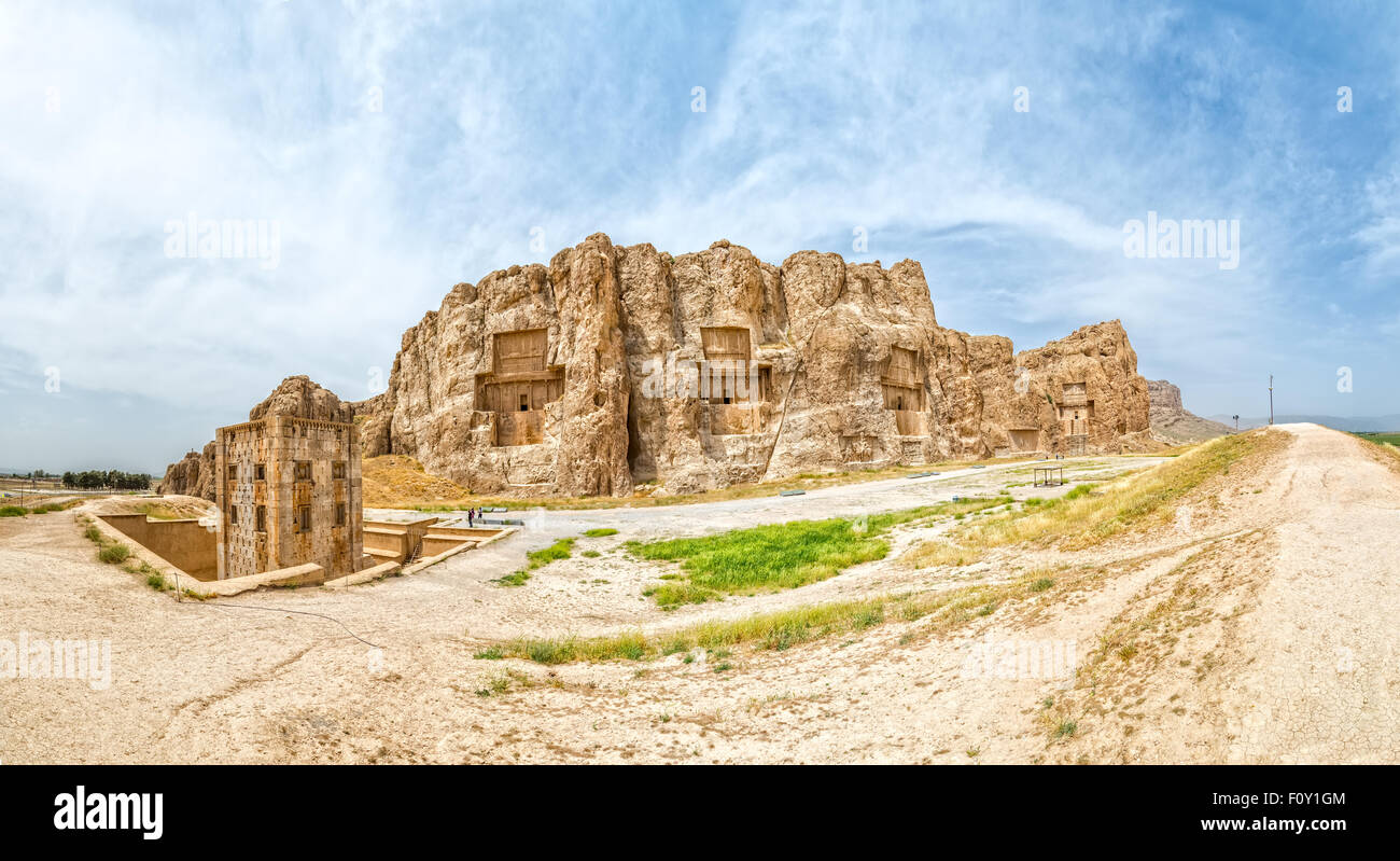 Naqsh-e Rustam Panorama Stock Photo - Alamy