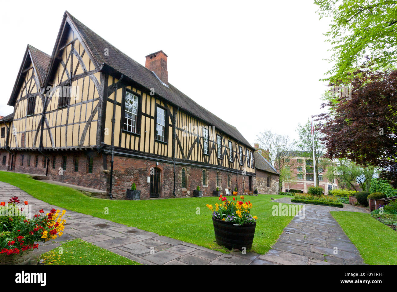 The historic Merchant Adventurer's Hall in York, North Yorkshire ...