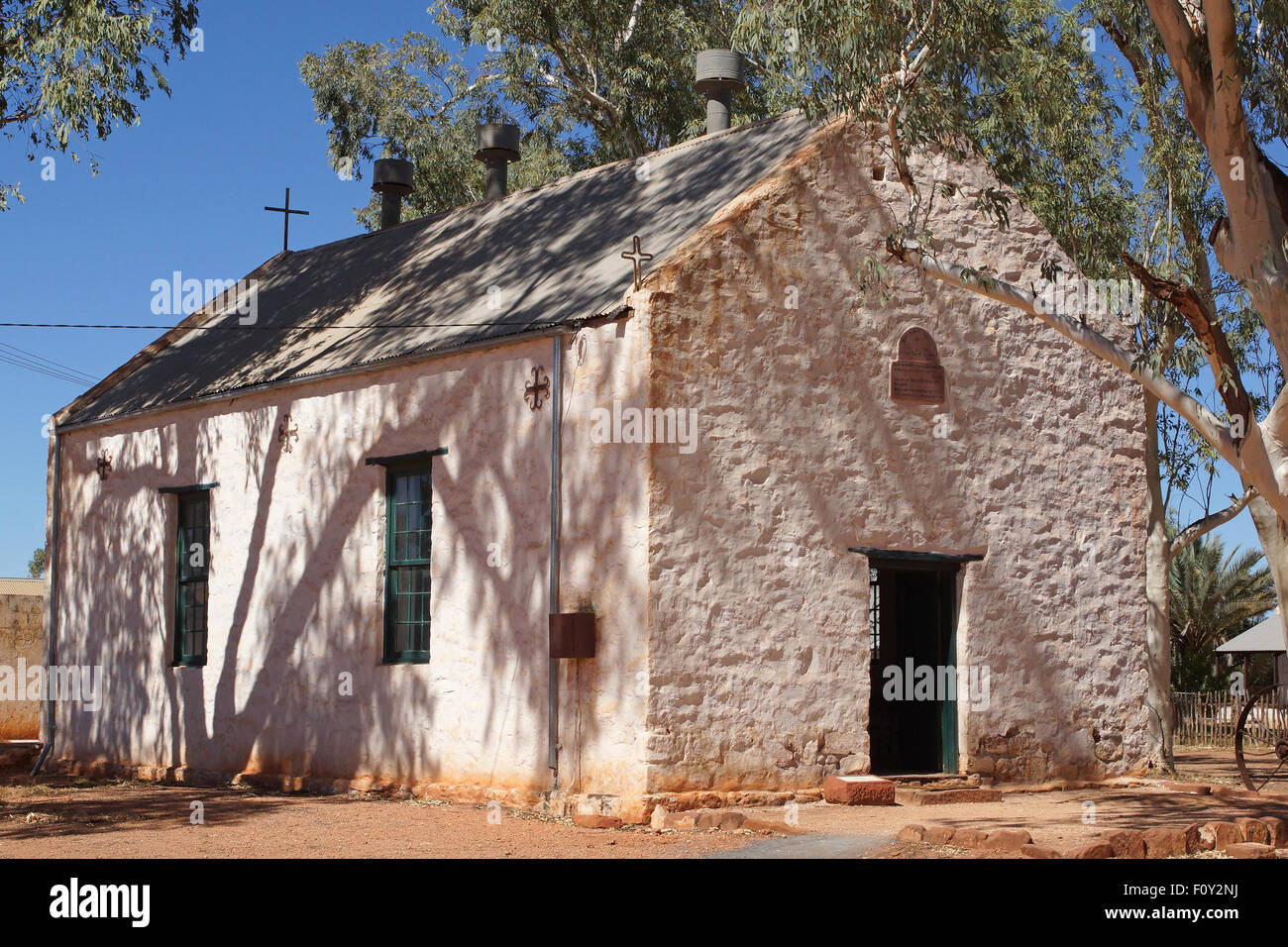 Old church of Hermannsburg, Northern Territory, Australia Stock Photo ...