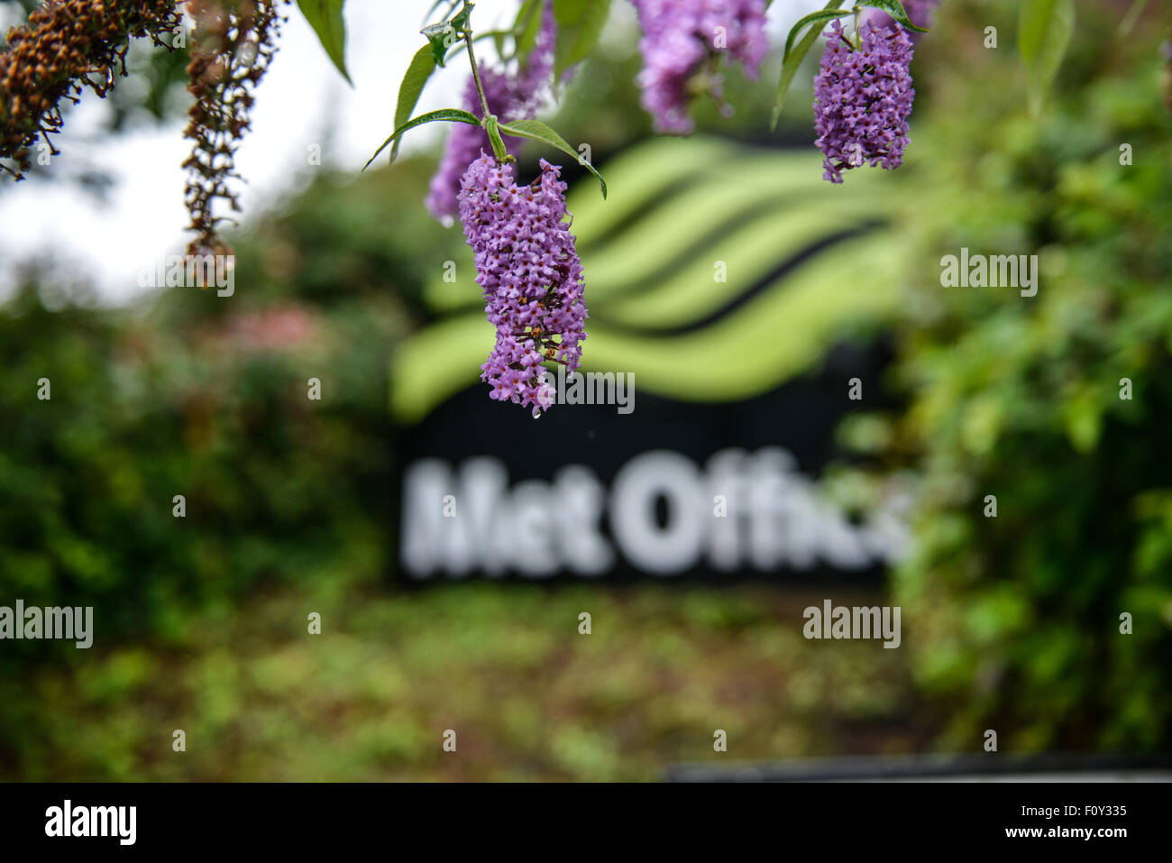 The Met office pictured on a Wet and dank Day. Exeter, Devon, UK Stock ...
