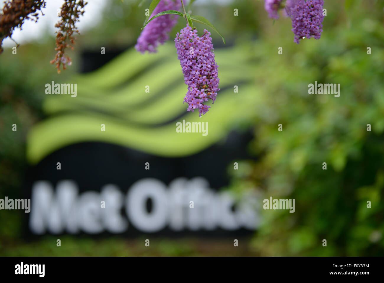 The Met office pictured on a Wet and dank Day. Exeter, Devon, UK Stock ...