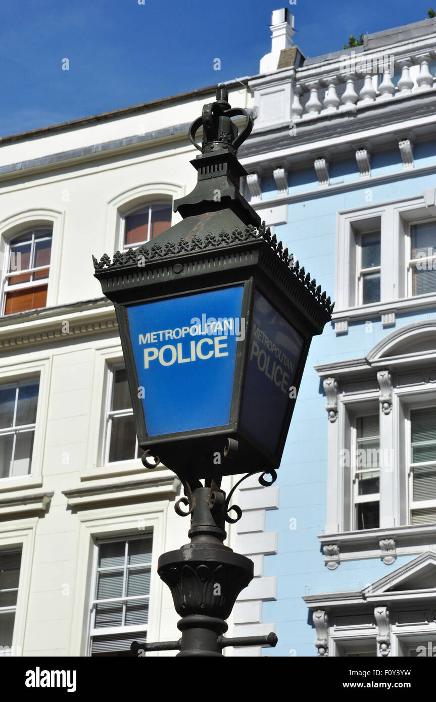 Blue lamp outside police station High Resolution Stock Photography and ...