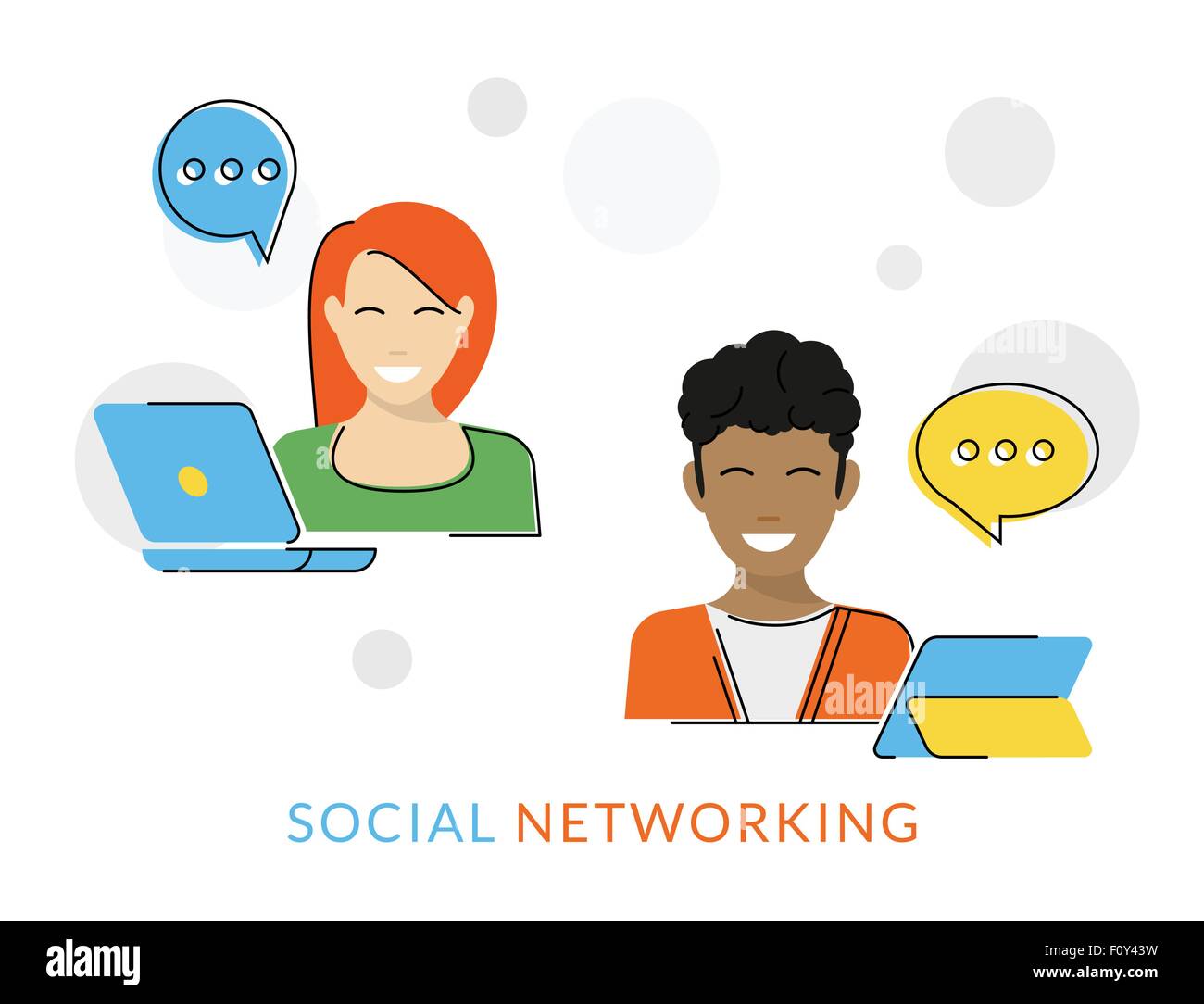 Networking team Stock Vector Images - Alamy