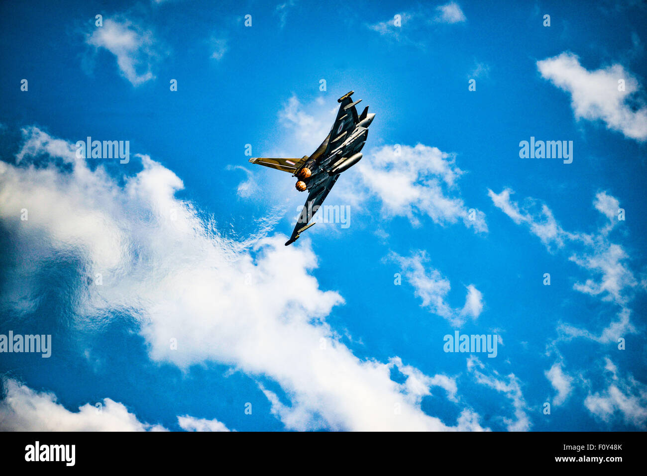 Typhoon Jet, In action over the skies of the UK Stock Photo - Alamy