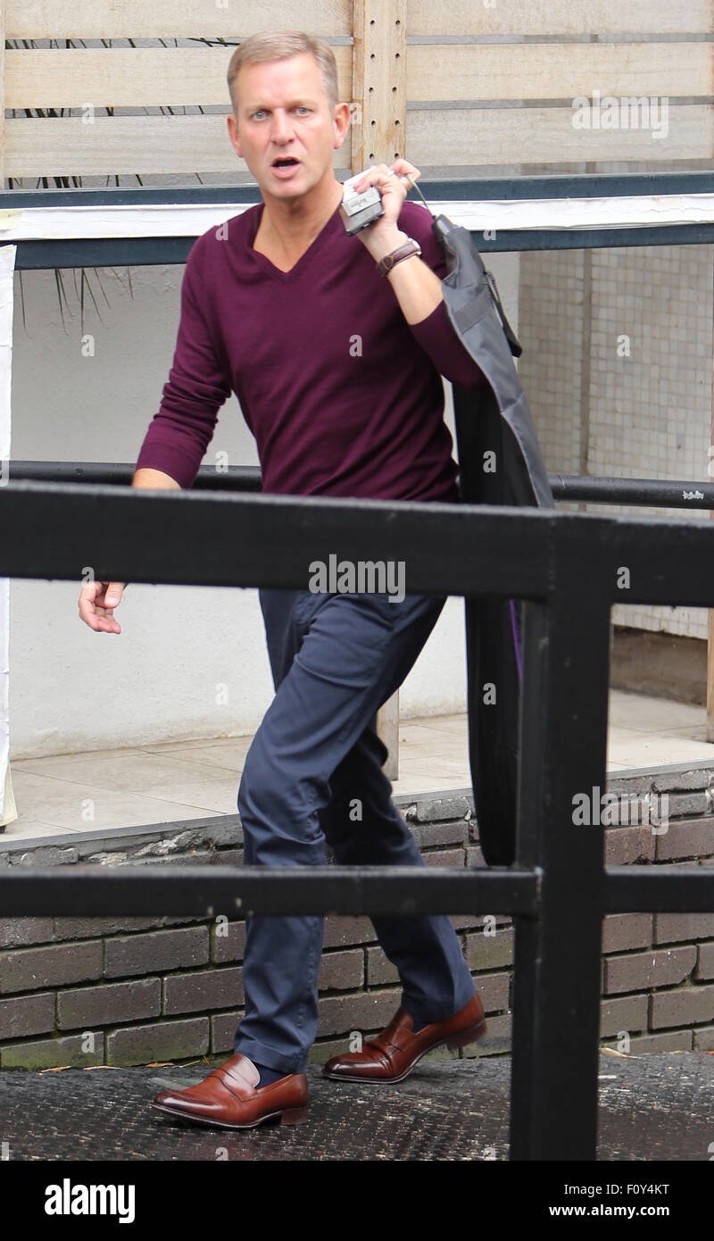 Jeremy Kyle outside ITV Studios Featuring: Jeremy Kyle Where: London ...