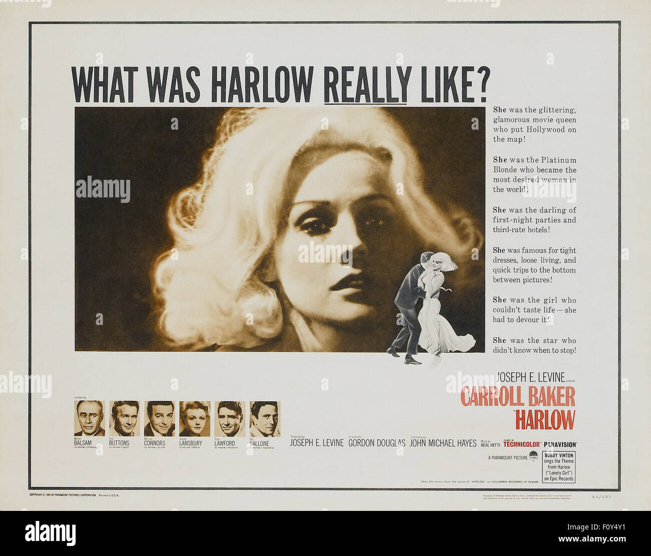 Harlow 01 movie poster hi-res stock photography and images - Alamy