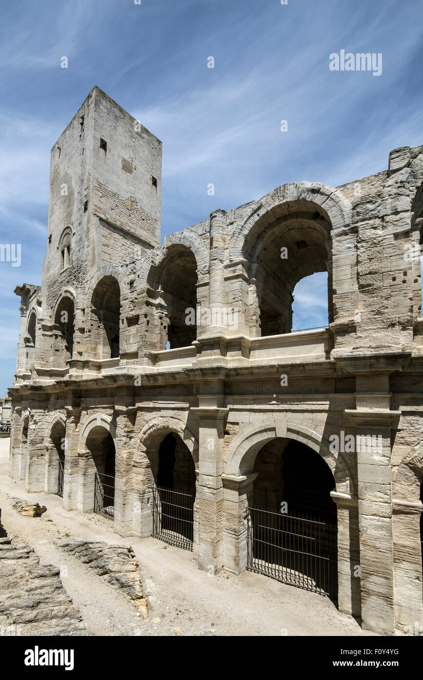 The Arles Amphitheatre is a Roman amphitheatre in the southern France ...