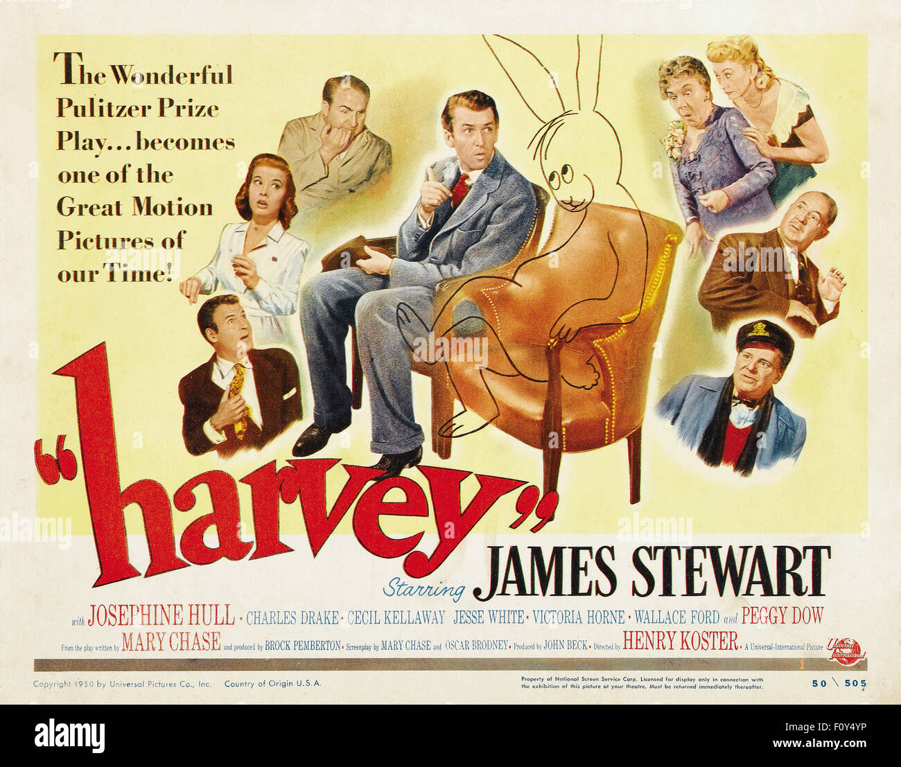 Harvey - 01 - Movie Poster Stock Photo - Alamy