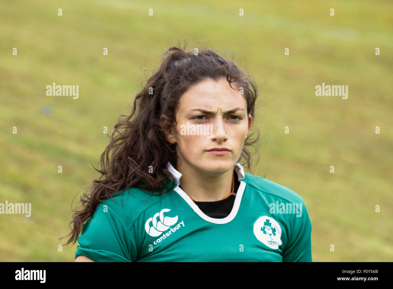 Dublin, Ireland. 23rd August 2015. Ireland captain Lucy Mulhall before ...