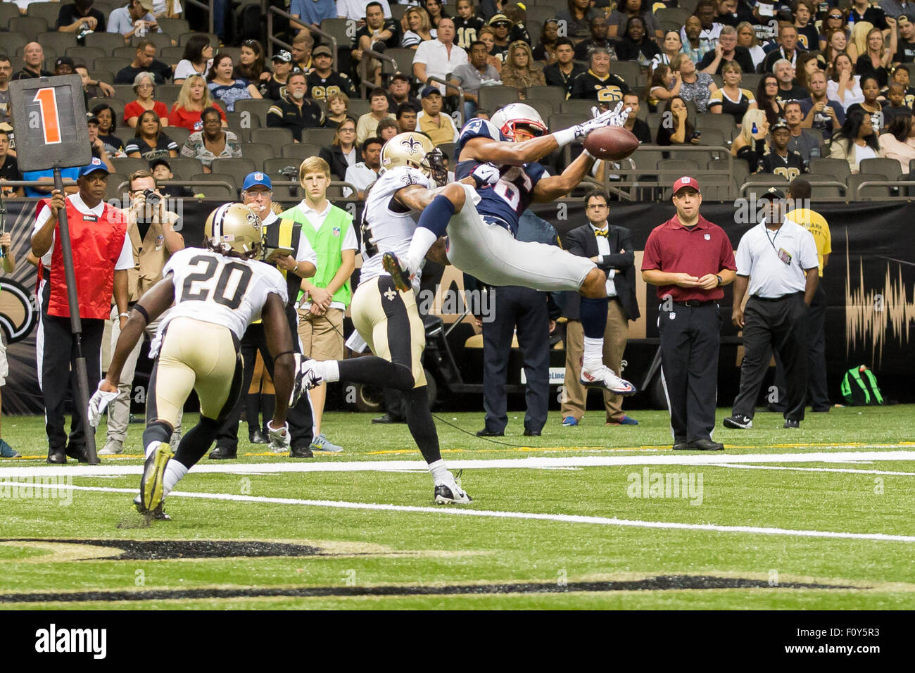 August 22, 2015 - New Orleans Saints wide receiver Brandon Coleman (16 ...