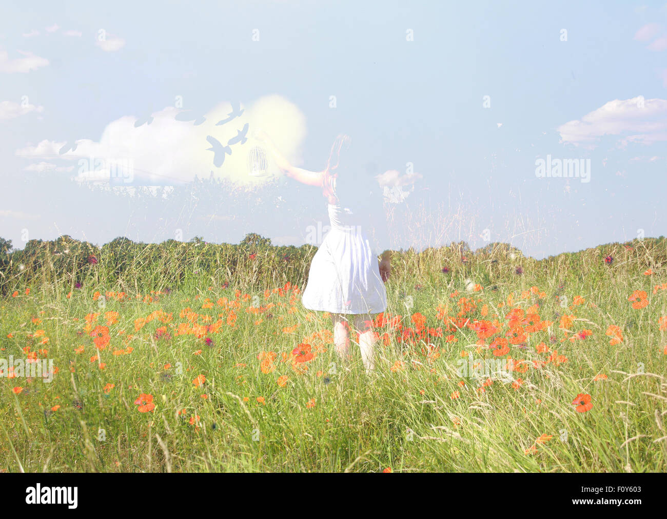 Person fading away hi-res stock photography and images - Alamy